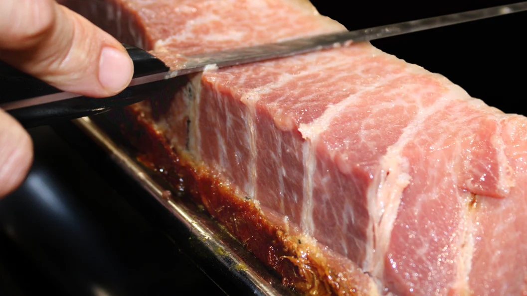Jamón de mar de "Petaca Chico" con tostadas - Amonaren Etxea